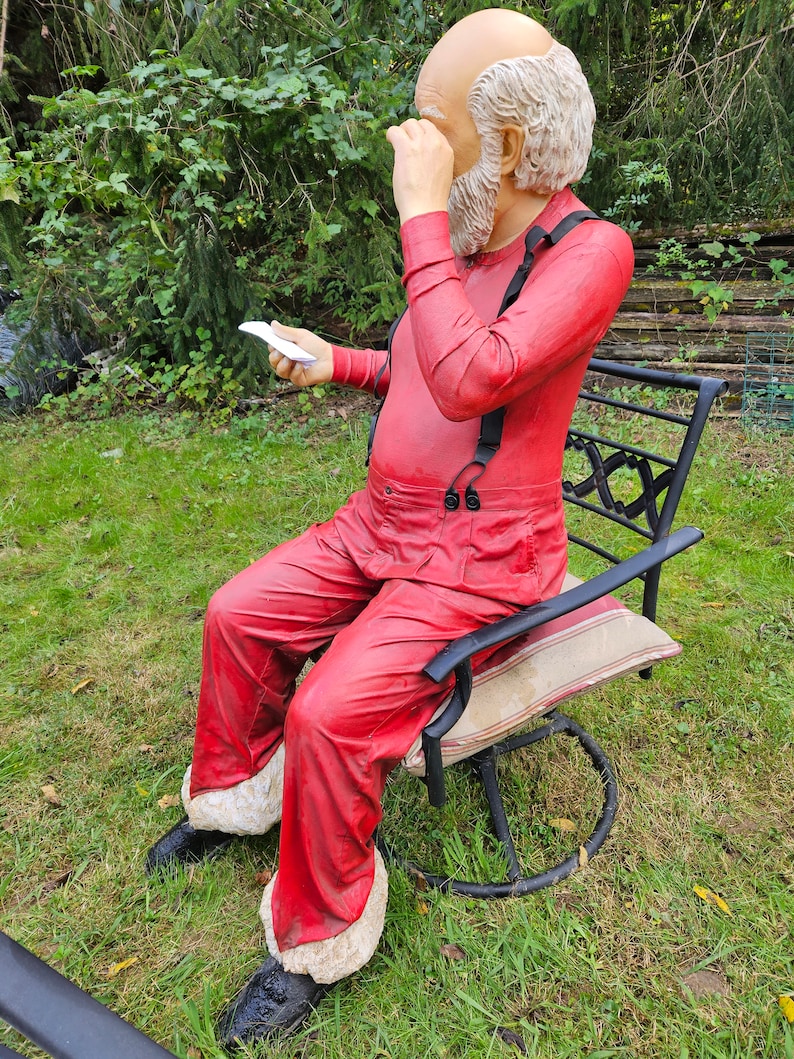Santa Claus - Life Size - Realistic - Perfect for Greeting Guests! - Etsy