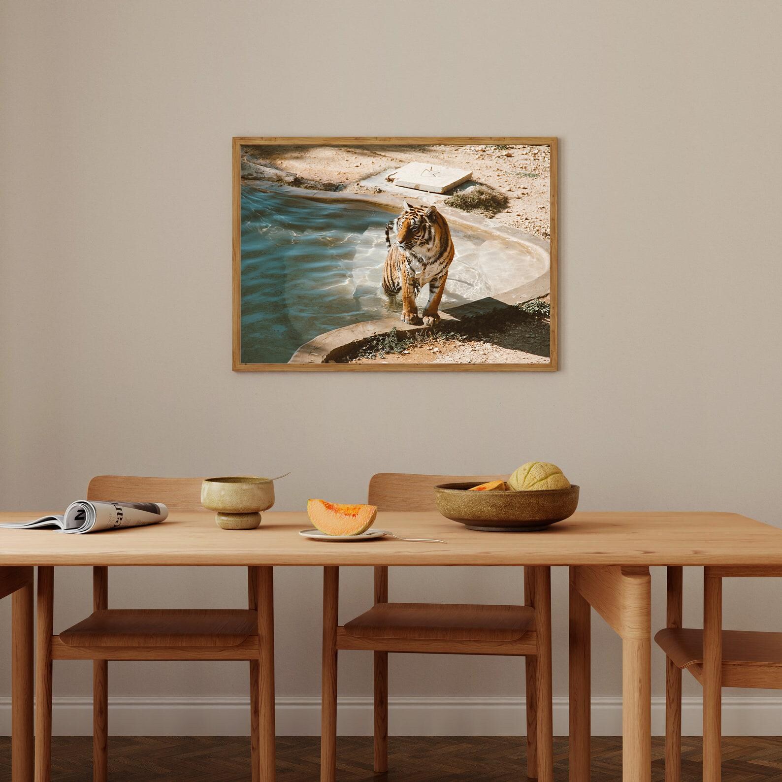 Tiger Poster Print Tiger Minimalist Poster Print Art Wildlife Jungle ...