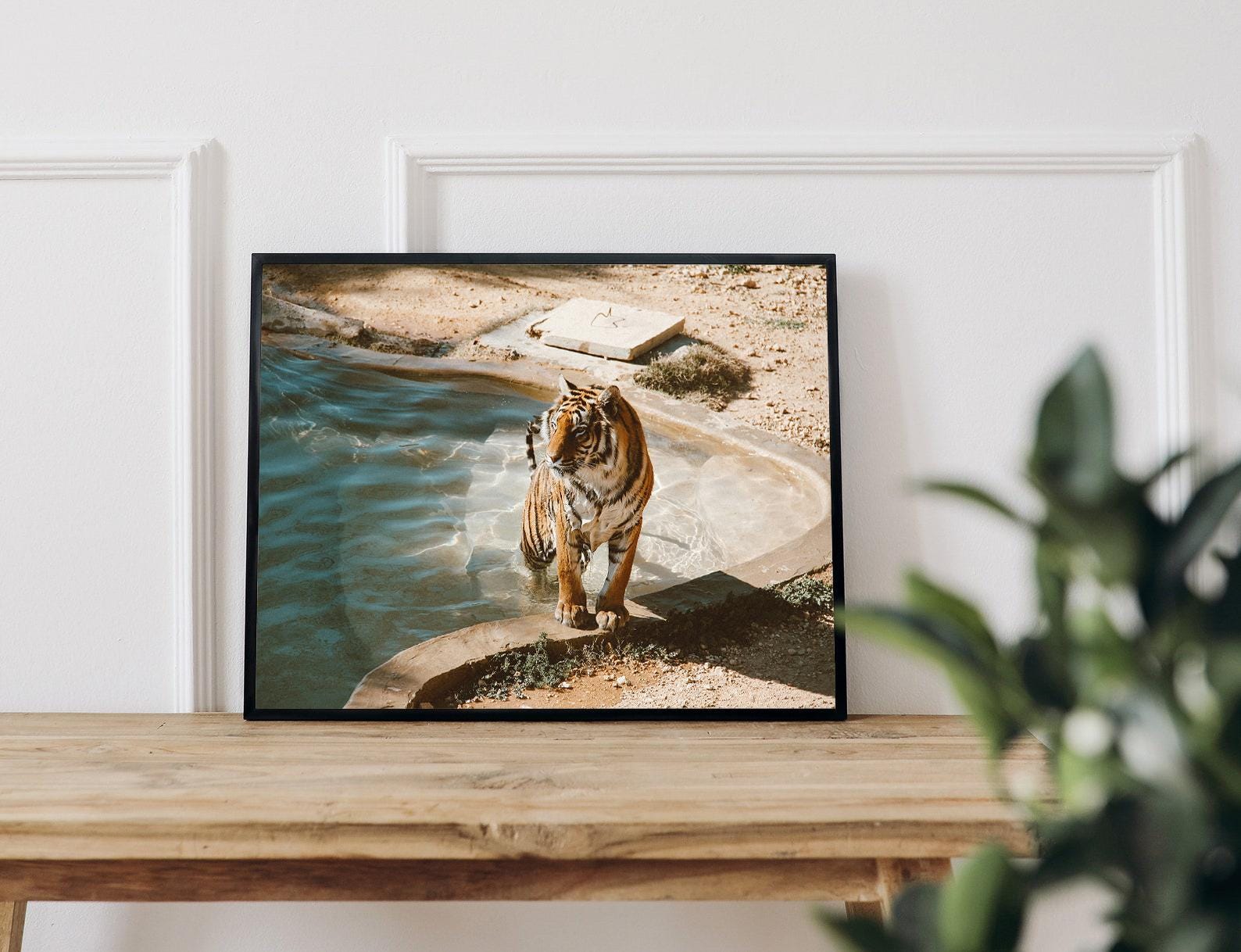 Tiger Poster Print Tiger Minimalist Poster Print Art Wildlife Jungle ...