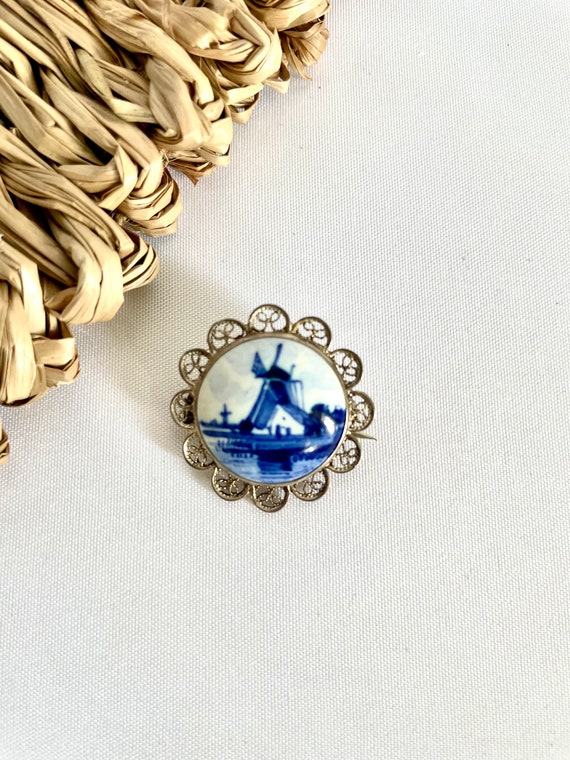 vintage royal delft jewellery - Gem