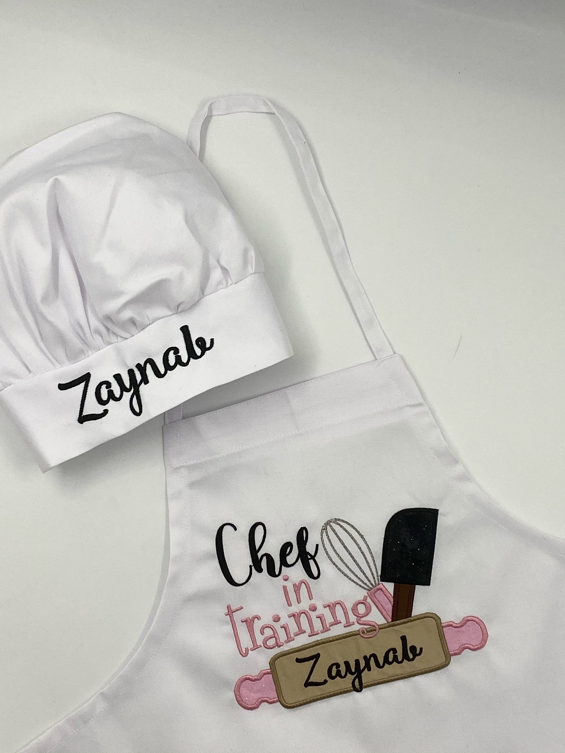 Personalized Child's Apron Embroidered Girls Cooking Set - Etsy