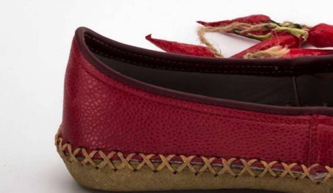 Handstitched Genuine Leather Women's Shoes Custom Made | Etsy