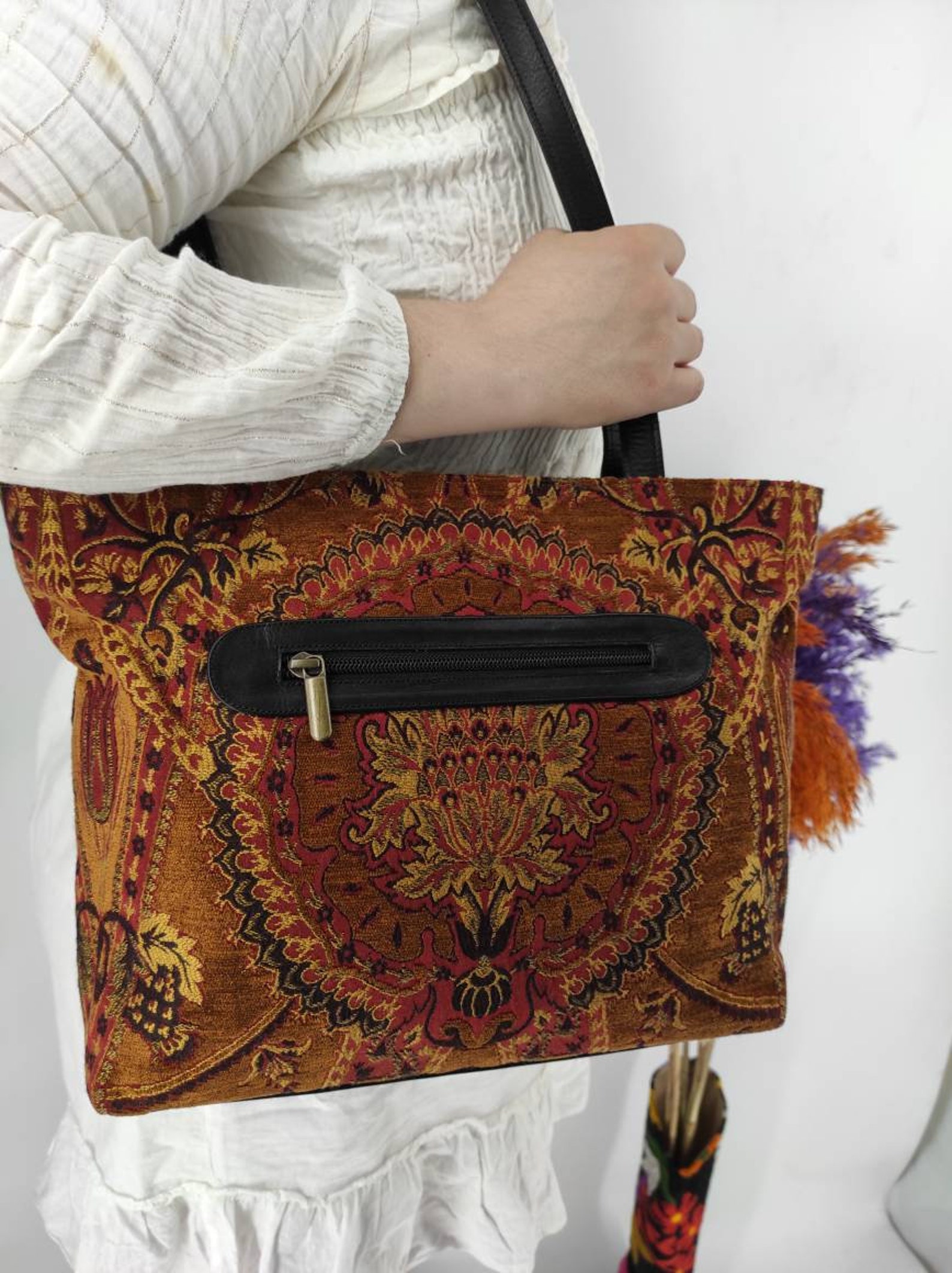 Unique Bag Everyday Bag Shoulder Strap Leather Bag | Etsy