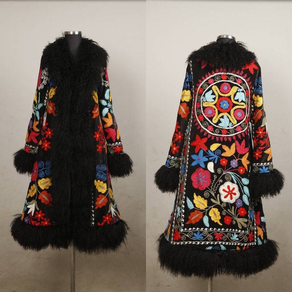 Embroidered Coat - Etsy