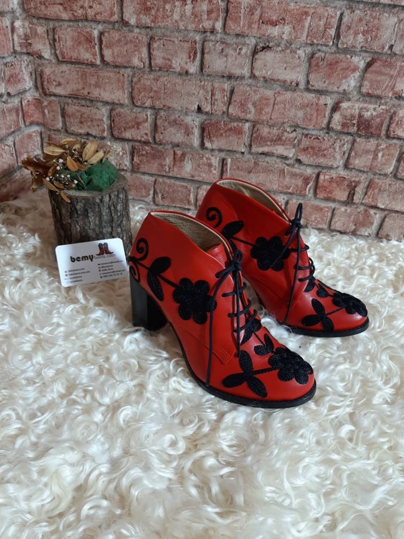 Ankle Boots Ankle Booties Custom Made Suzani Boots Genuine - Etsy