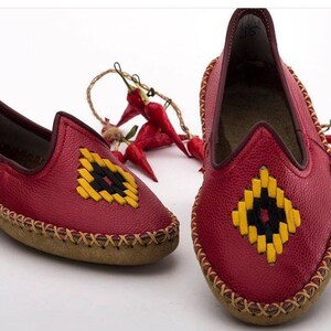 Handstitched Genuine Leather Women's Shoes Custom Made | Etsy