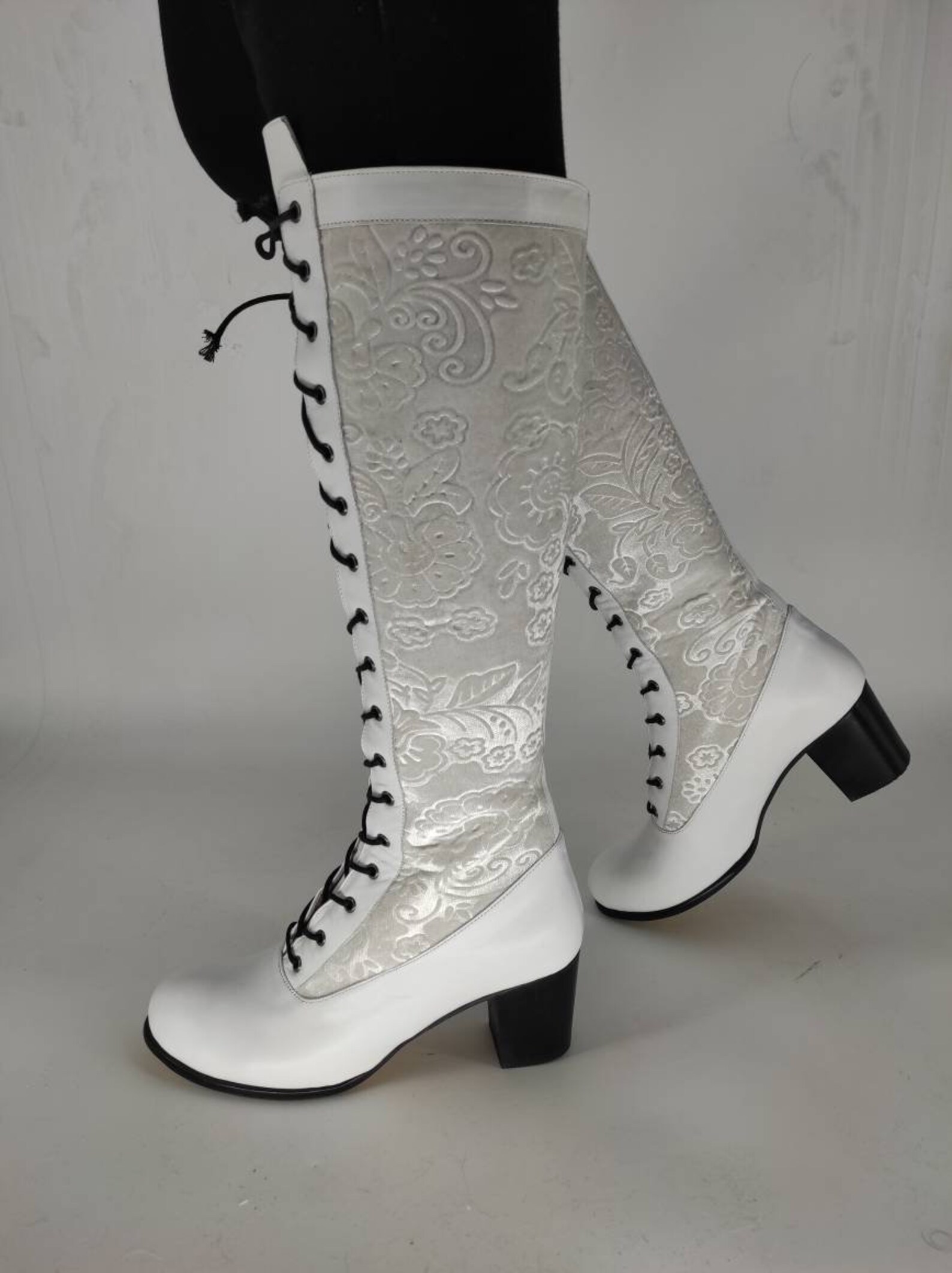 Custom Made Victorian Boots Genuine Leather Made to Order - Etsy