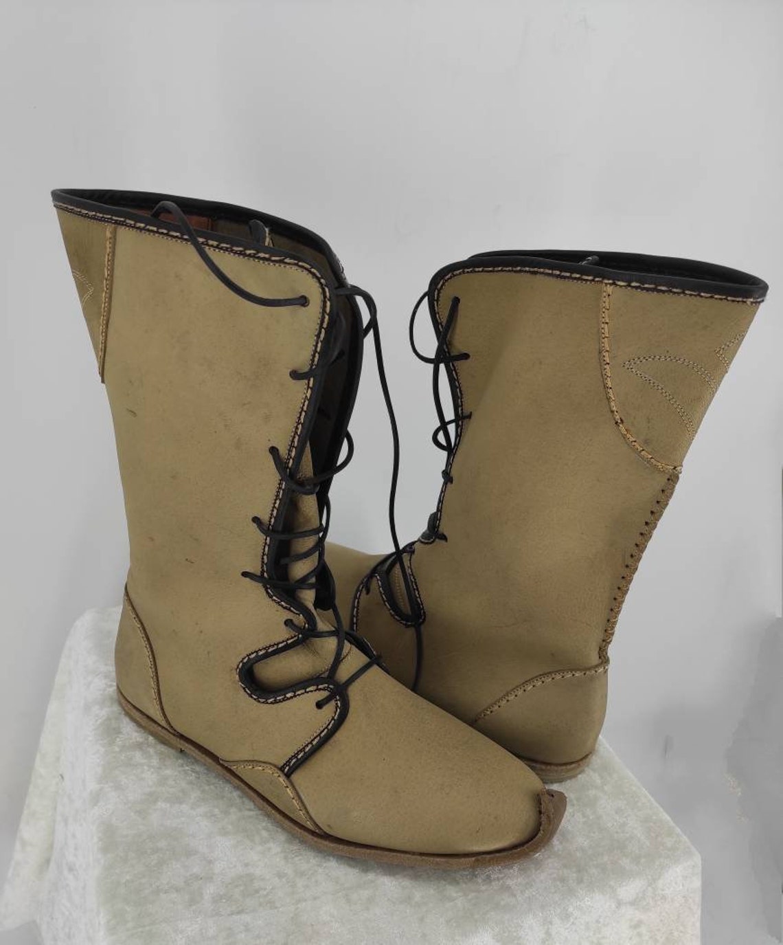 Men's Boots Leather Boots Natural Leather Leather - Etsy