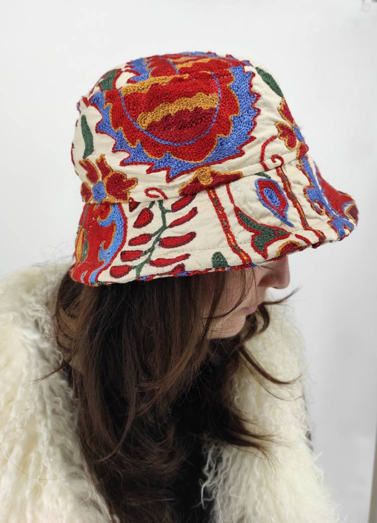 Women's Hat Vintage Hat Bucket Hat Retro Hat - Etsy