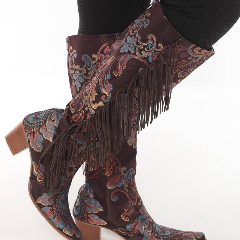 Fringe Boots - Etsy