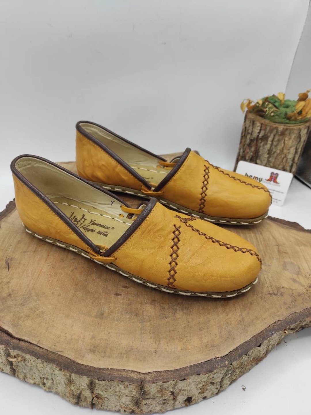 Handmade Leather Loafer Sandals: Medieval Style Flats - Etsy
