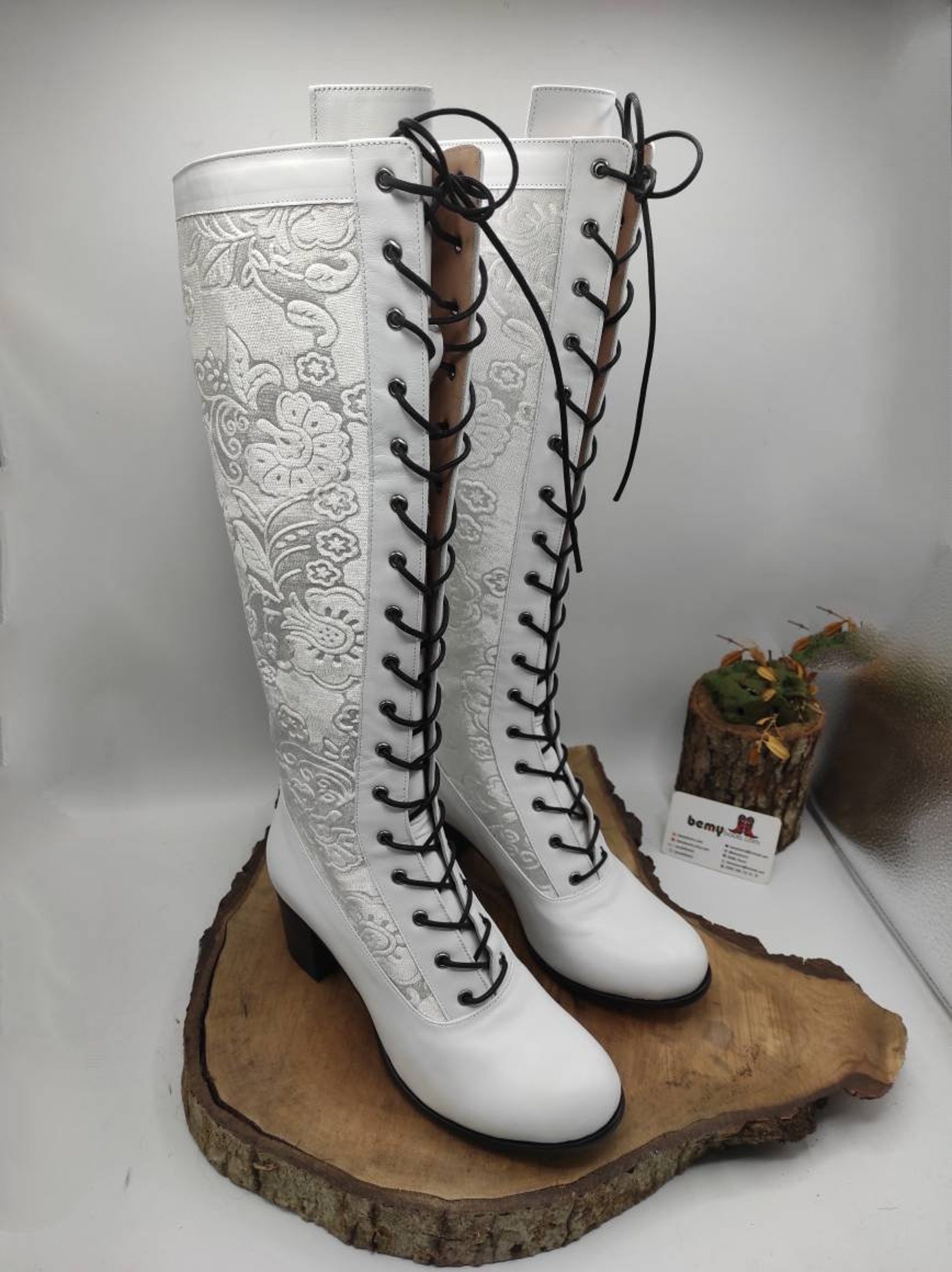 Custom Made Victorian Boots Genuine Leather Made to Order - Etsy