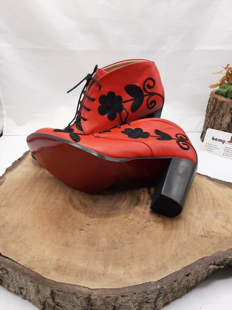 Ankle Boots Ankle Booties Custom Made Suzani Boots Genuine - Etsy