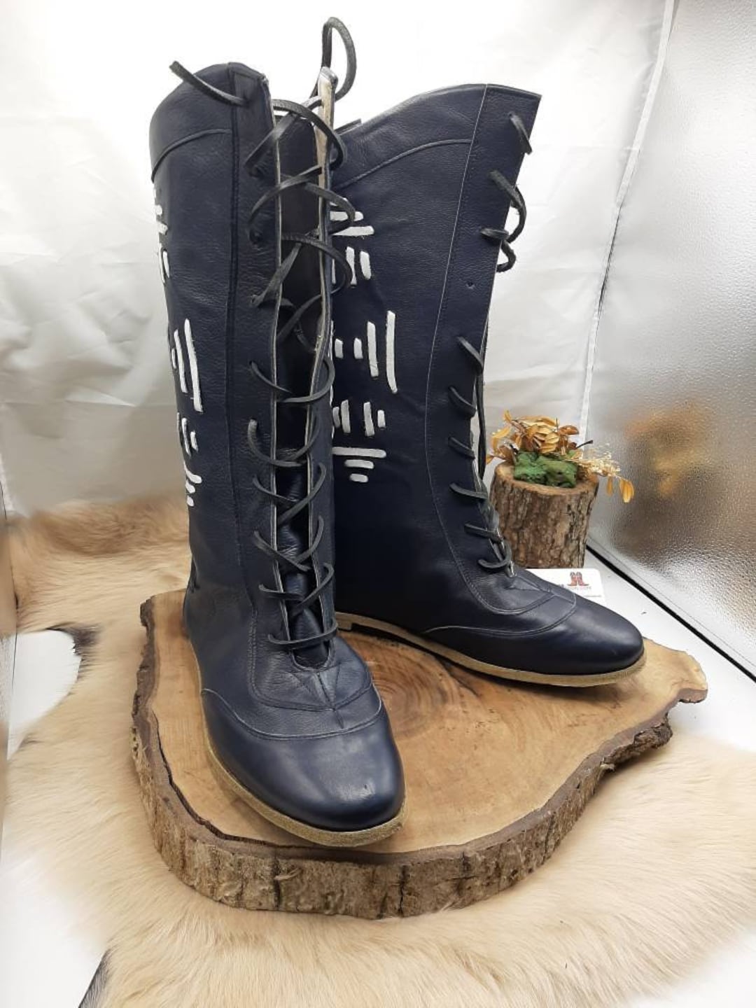 Genuine Leather Custom Made Boots, Medieval Boots, Viking Boots, Retro ...