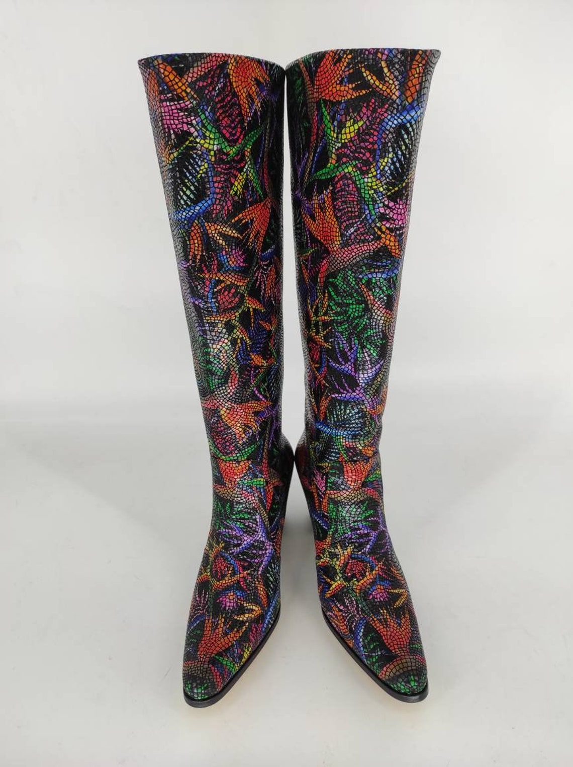 Cowboy Boots Custom Made Genuine Leather Made to Order - Etsy