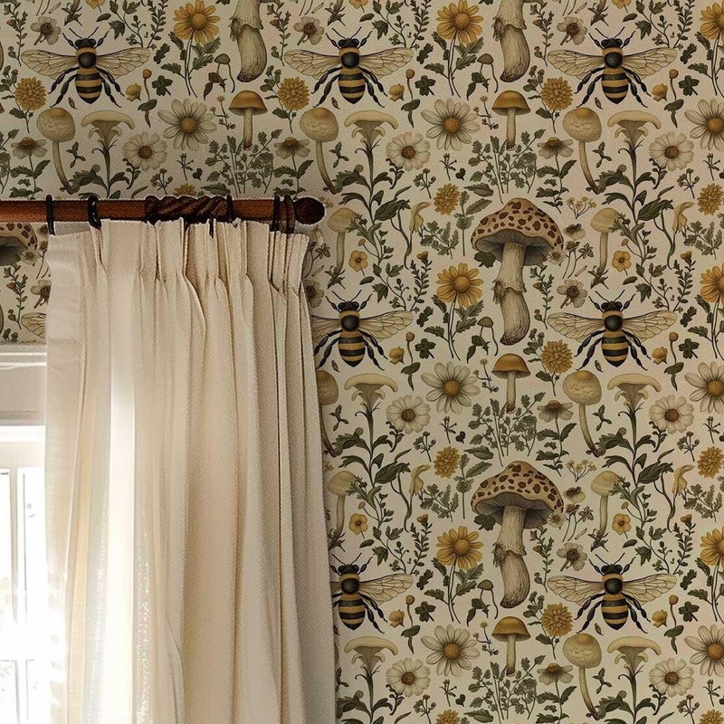 Bee Wallpaper - Etsy