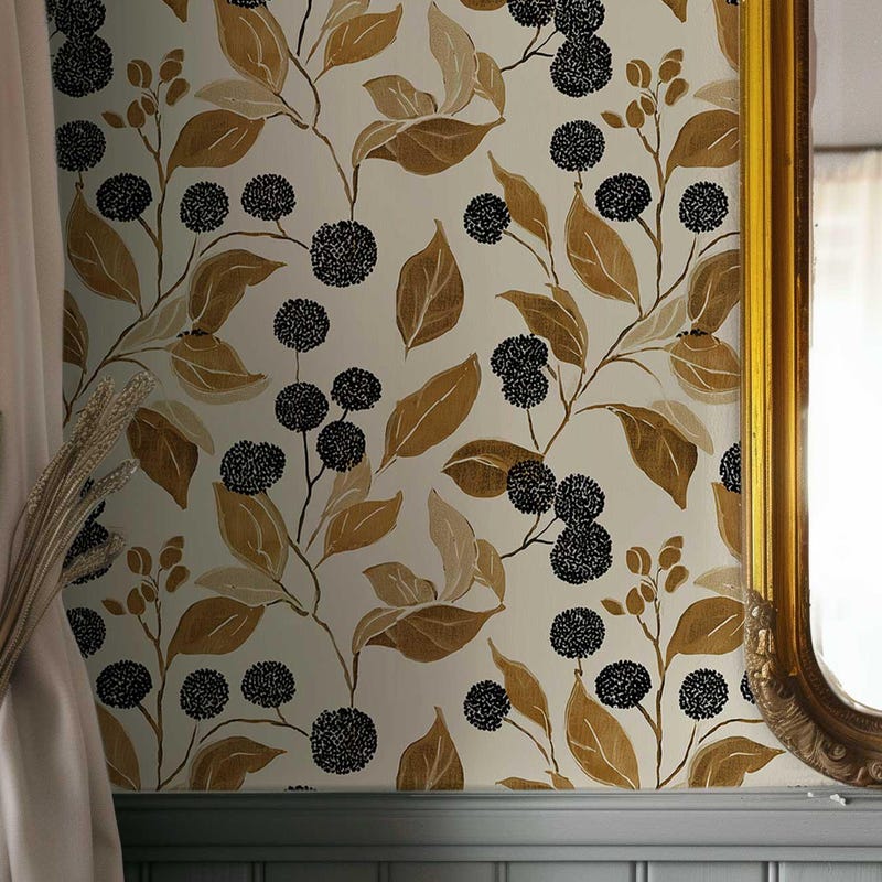 Earthy Plant Wallpaper - Etsy UK