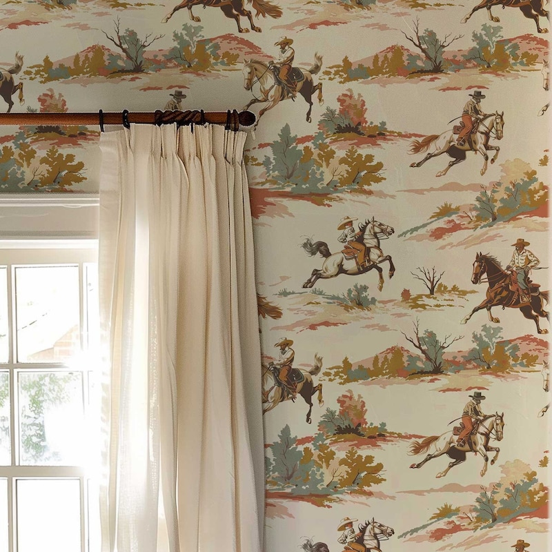 Western Wallpaper - Etsy