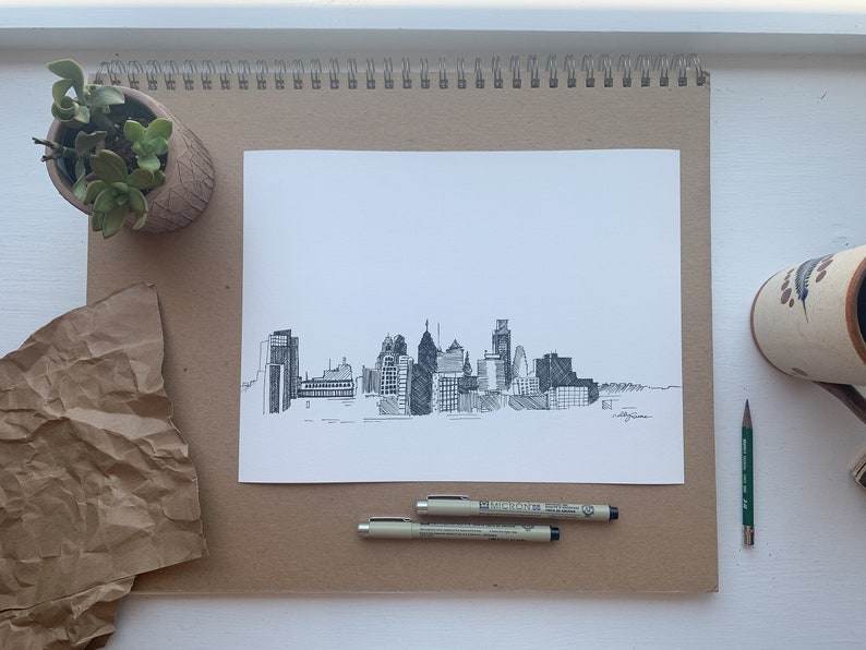 Cityscape Fine Art Print, Molly Renee Art - Etsy