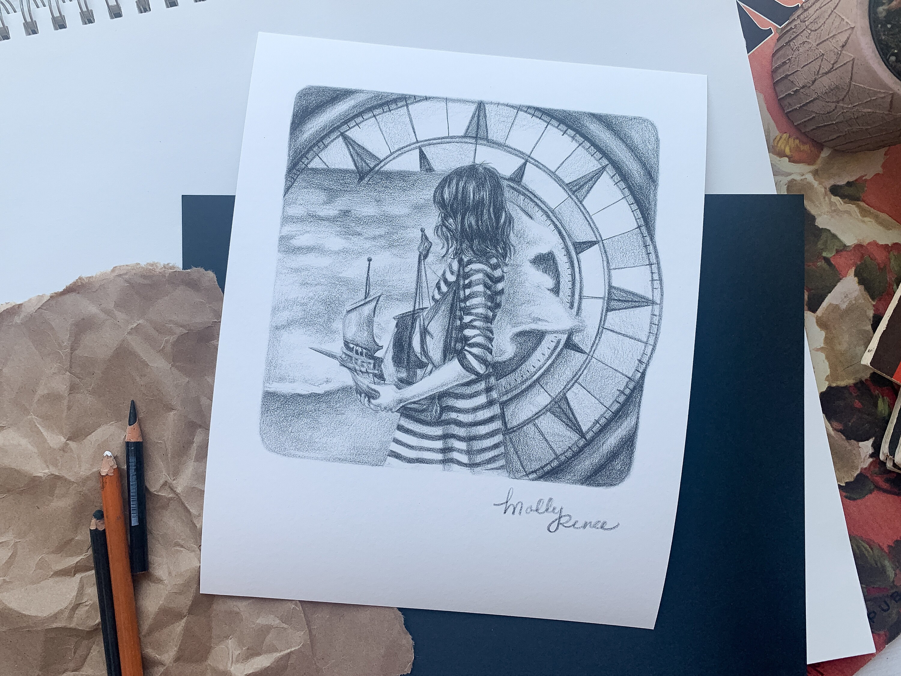 Wanderlust Fine Art Print, Molly Renee Art - Etsy