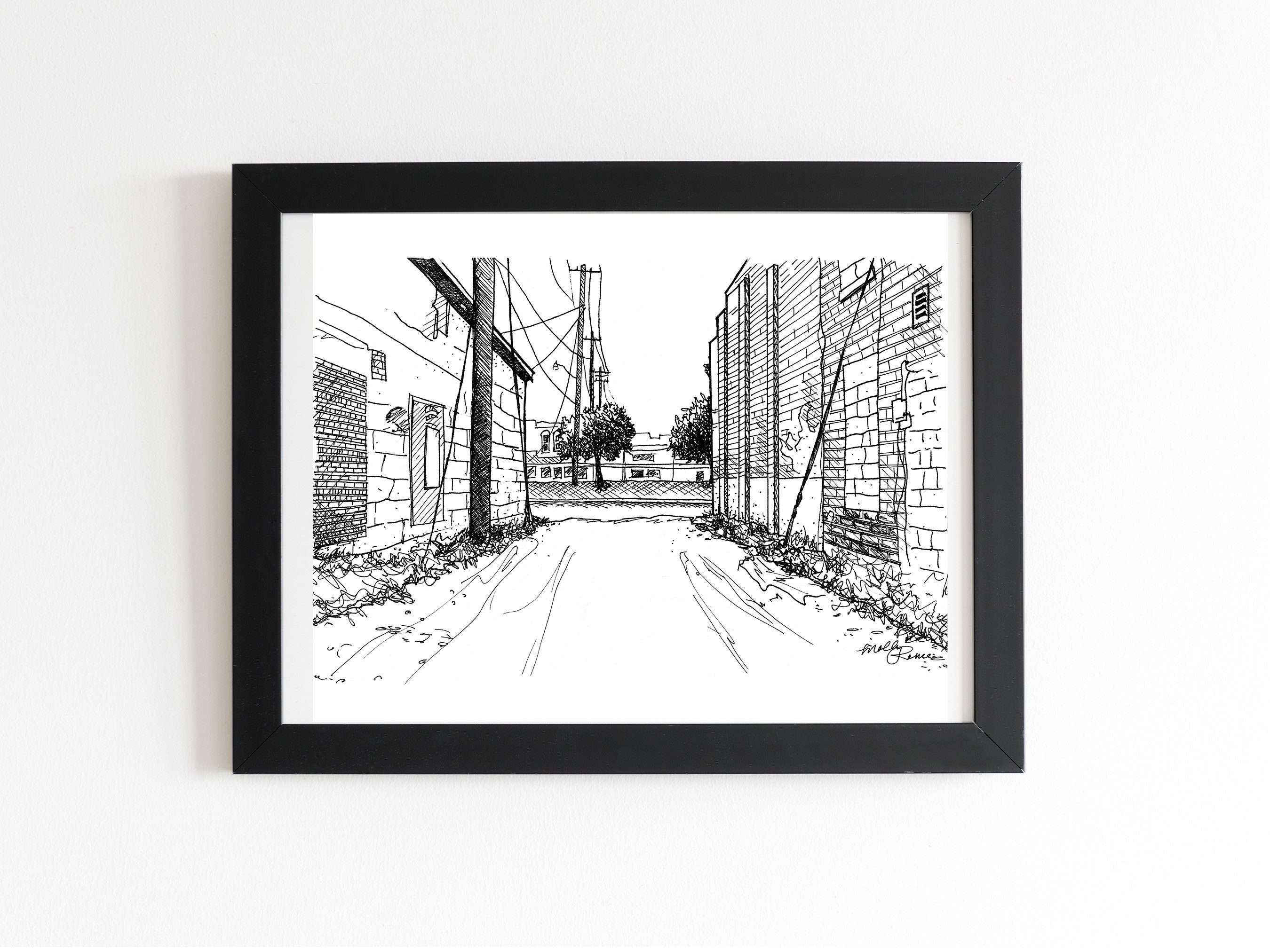Alleyway Fine Art Print, Molly Renee Art - Etsy