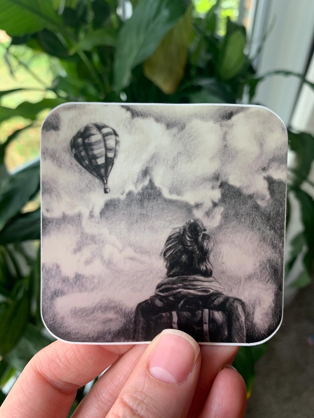 In the Air - Vinyl Sticker | Hand Drawn | Gift - Etsy