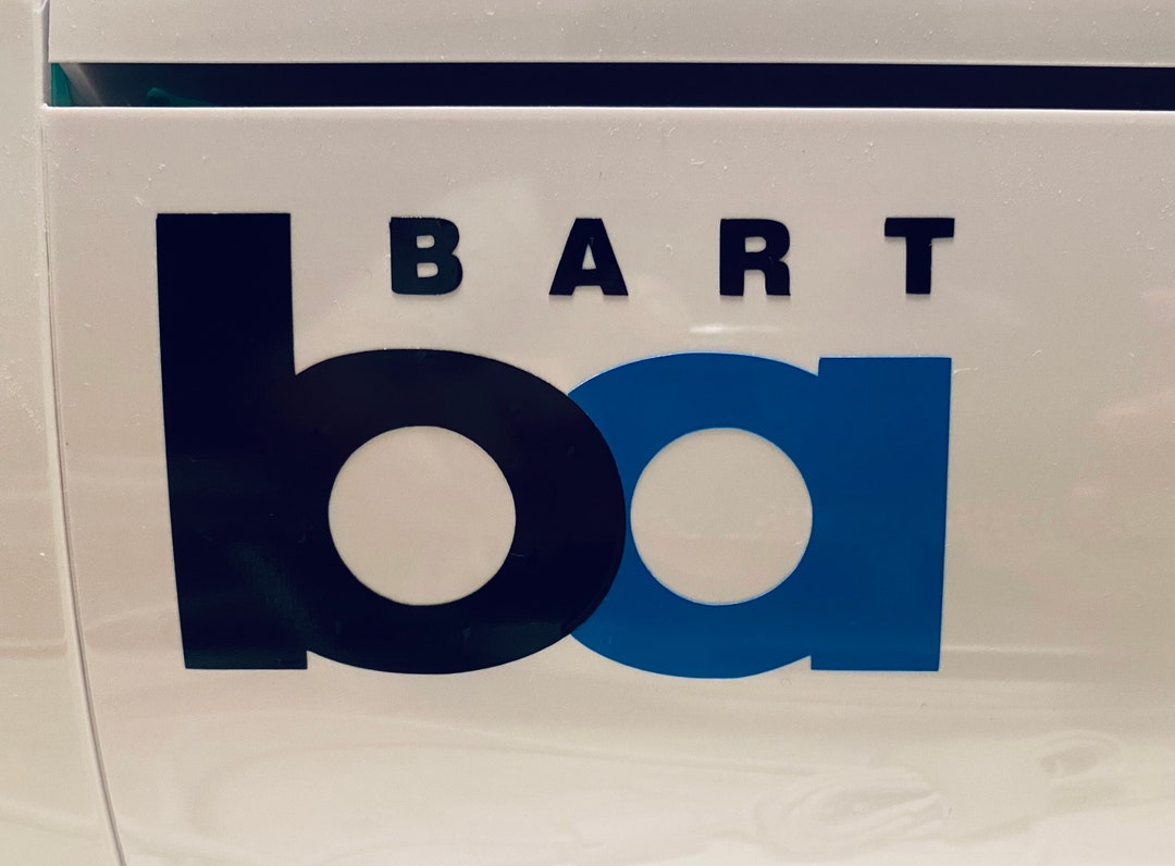 BART Logo Vinyl Decal Sticker - Bay Area Rapid Transport - Etsy
