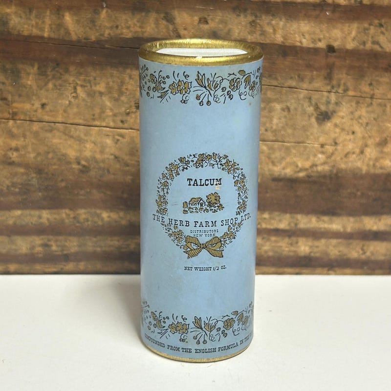 Talcum Powder Tin - Etsy
