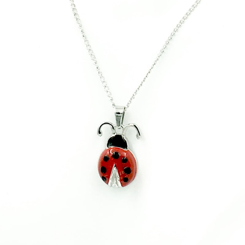 Ladybug Necklace - Etsy