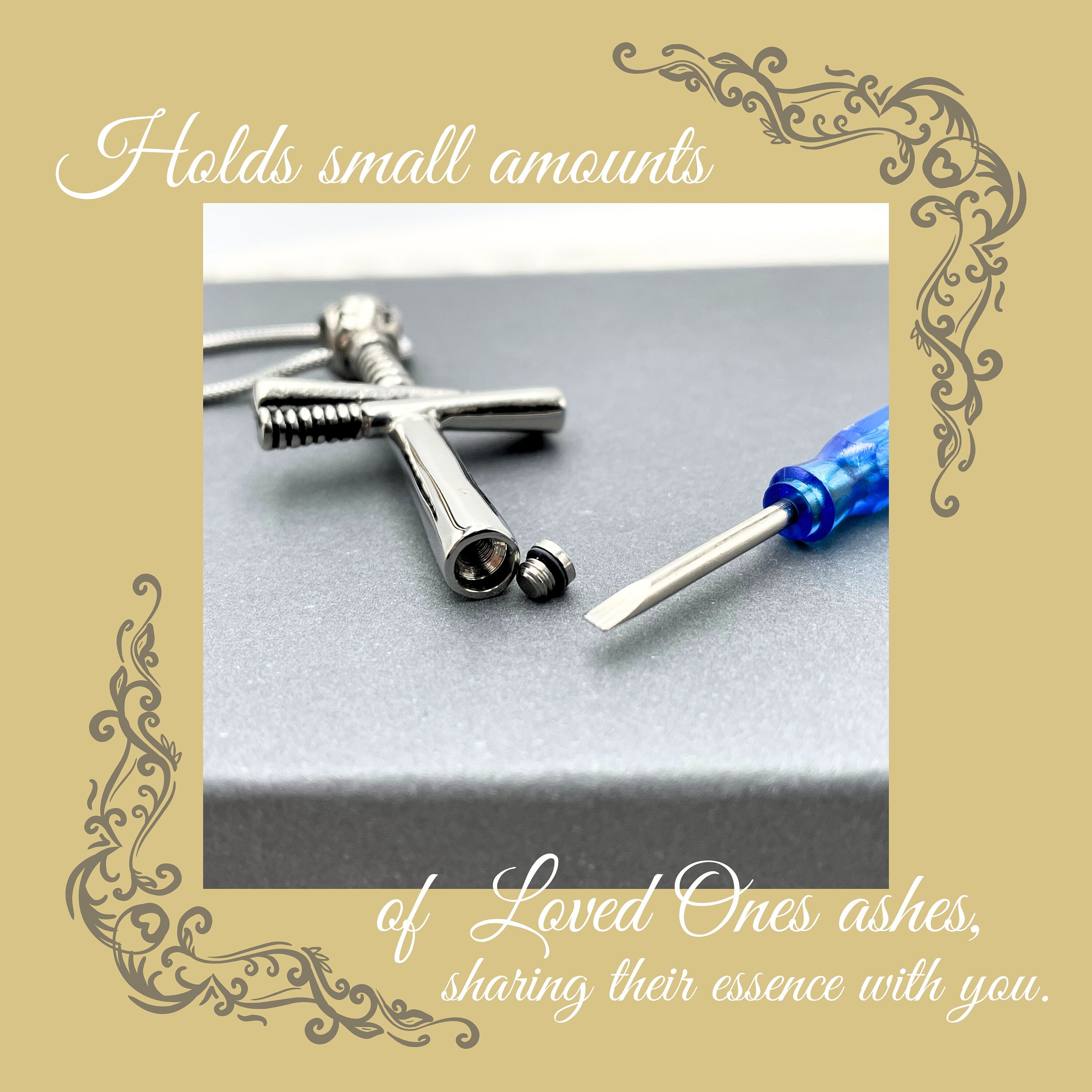 Softball Cross Urn Necklace, a Heartfelt Rememberance Gift for Men or ...