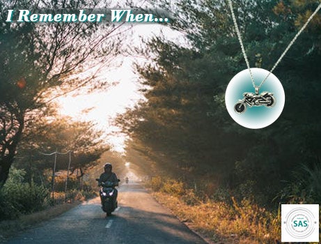 Motorcycle Memorial Cremation Urn Men's Necklace. Keep Family Members ...
