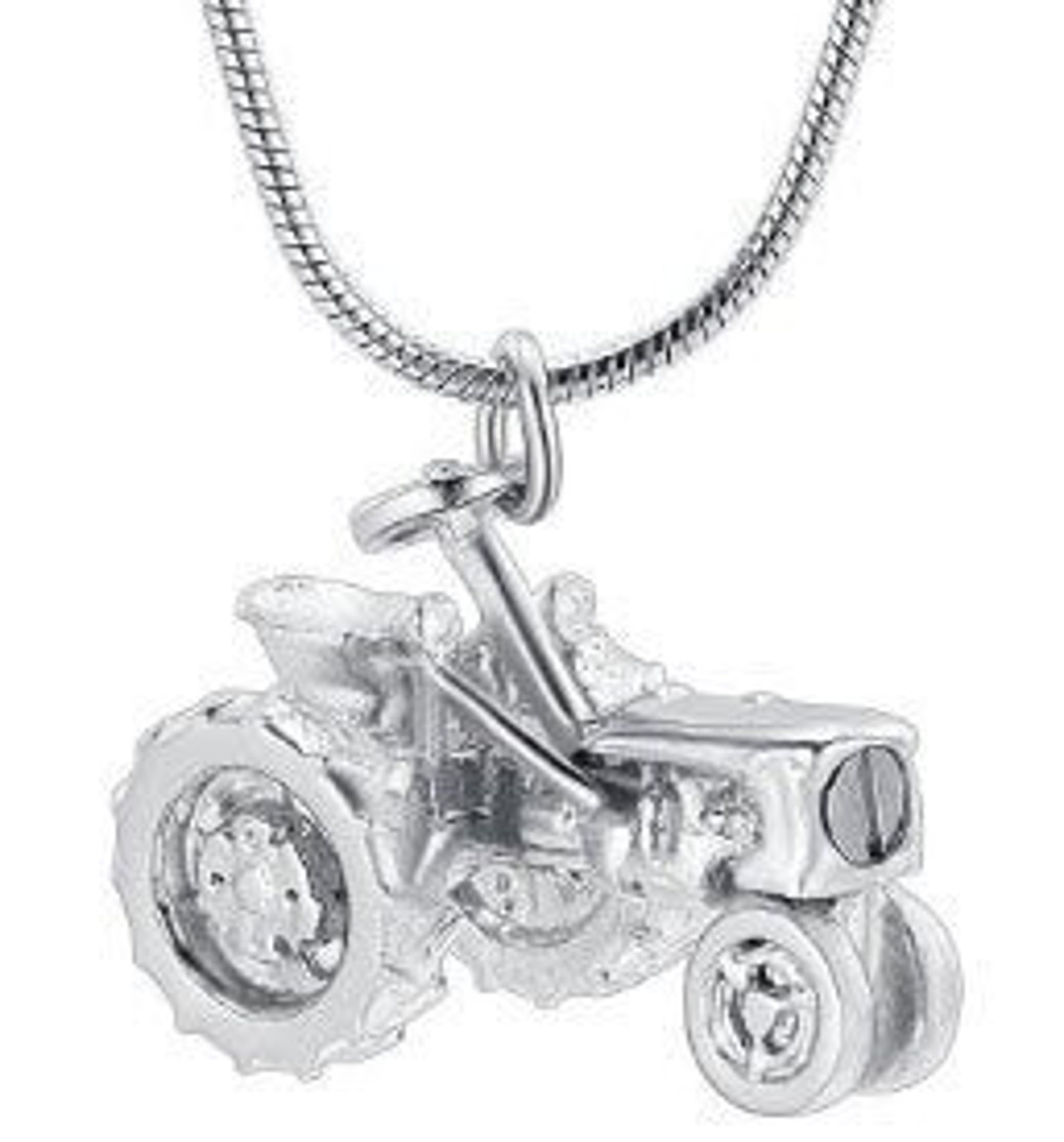 Tractor Cremation Urn Necklace. Farmers Pendant. Engrave. Keepsake ...