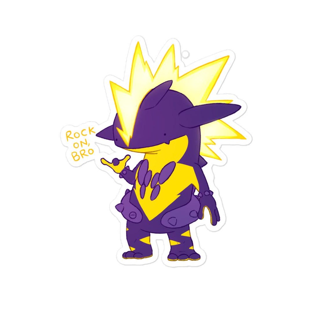 Rock On, Bro (amped Toxtricity) Sticker - Etsy