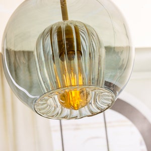 Blown Glass Pendant Light Custom Pendant Light hand Blown Modern ...