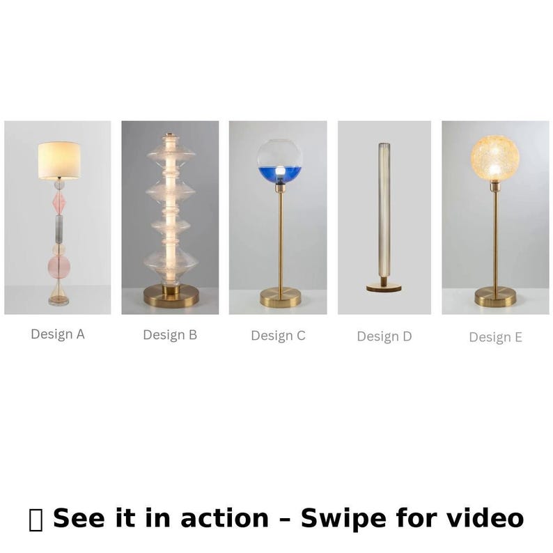 Modern Glass Floor Lamps Artisan Floor Lamps Unique Designs | Handmade ...