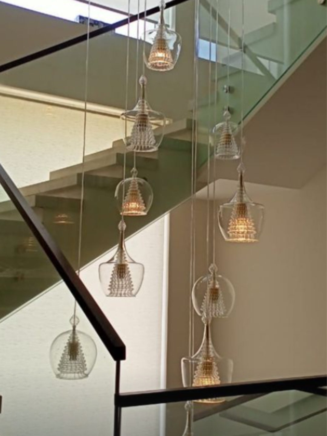 Blown Glass Pendant Light, Modern Glass Light Pendant ,blown Glass ...