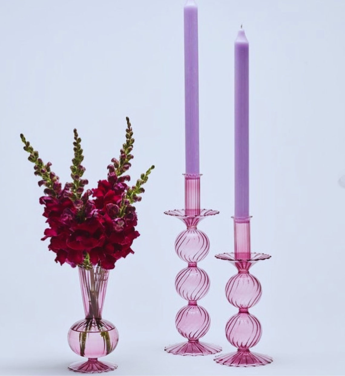 Bulk Order Candlestick Holders Handcrafted Glass: Perfect Wedding Gift ...