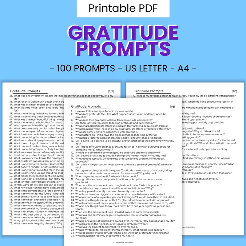 Gratitude Journal - Etsy