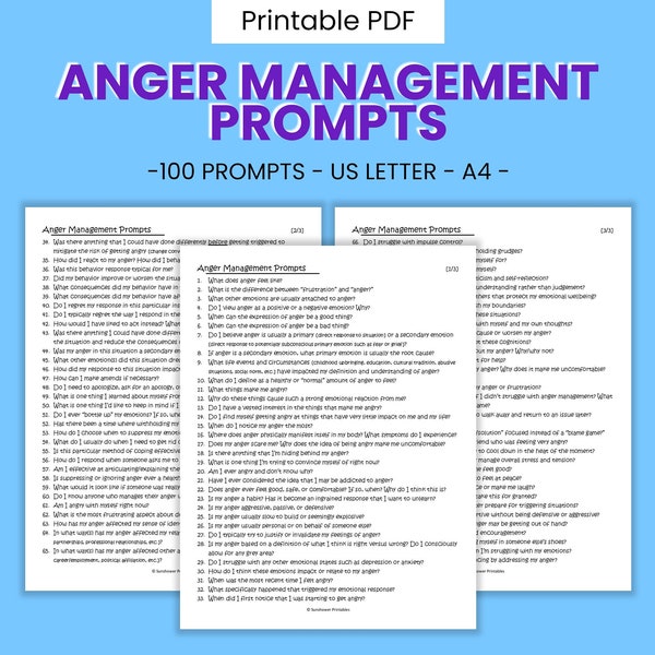 Anger Journal - Etsy