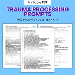 Grief Journal Writing Prompts 100 Printable Questions, Processing Loss ...
