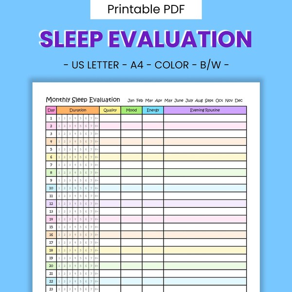Routine Evaluation Printable - Etsy