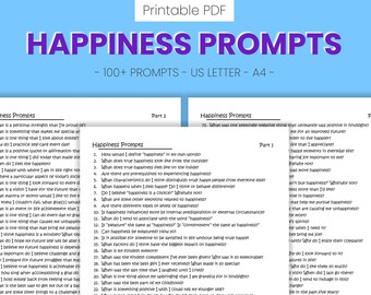 Self Discovery Journal Writing Prompts 100 Printable | Etsy