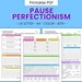 Stopping Perfectionism Printable Worksheets - Self-esteem Therapy ...
