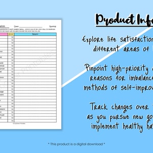 Happiness Evaluation Printable Therapy Worksheets Depression Self Help ...