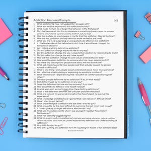Printable Addiction Recovery Journal Writing Prompts - Etsy