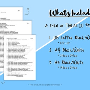 Shadow Work Journal Writing Prompts 100 Printable - Etsy