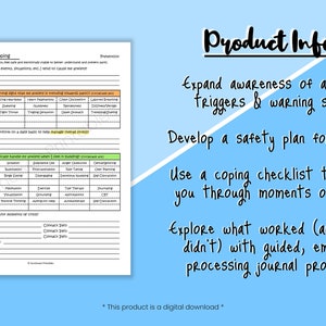 Panic Attack Coping Printable Worksheets - Anxiety Disorder & Stress ...