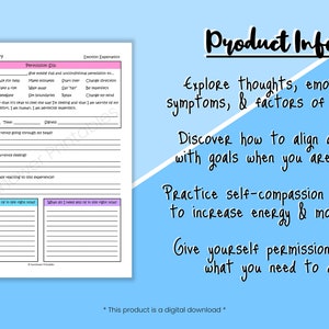 Burnout Recovery Printable Therapy Worksheets Self-help Journal Prompts ...