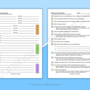 Depression Toolkit Printable Coping Worksheets - Mental Health Therapy ...