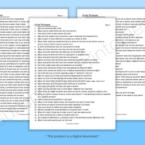 Grief Journal Writing Prompts 100 Printable Questions, Processing Loss ...